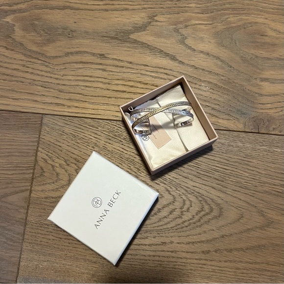 Anna Beck | Jewelry | Nwt Anna Beck Classic Cross Cuff Gold Silver ...